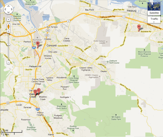 California Dmv Locations Map